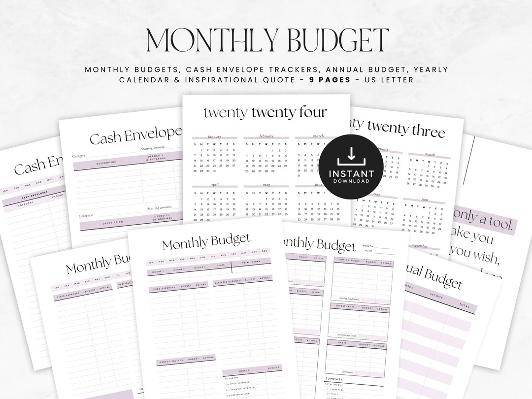 Bi Weekly Budget Planner Printable Budget Printable PDF - Etsy