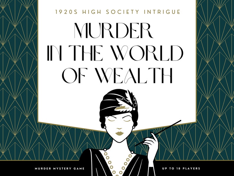 Murder Mystery House Party 1920s Party Games for Adults - Etsy