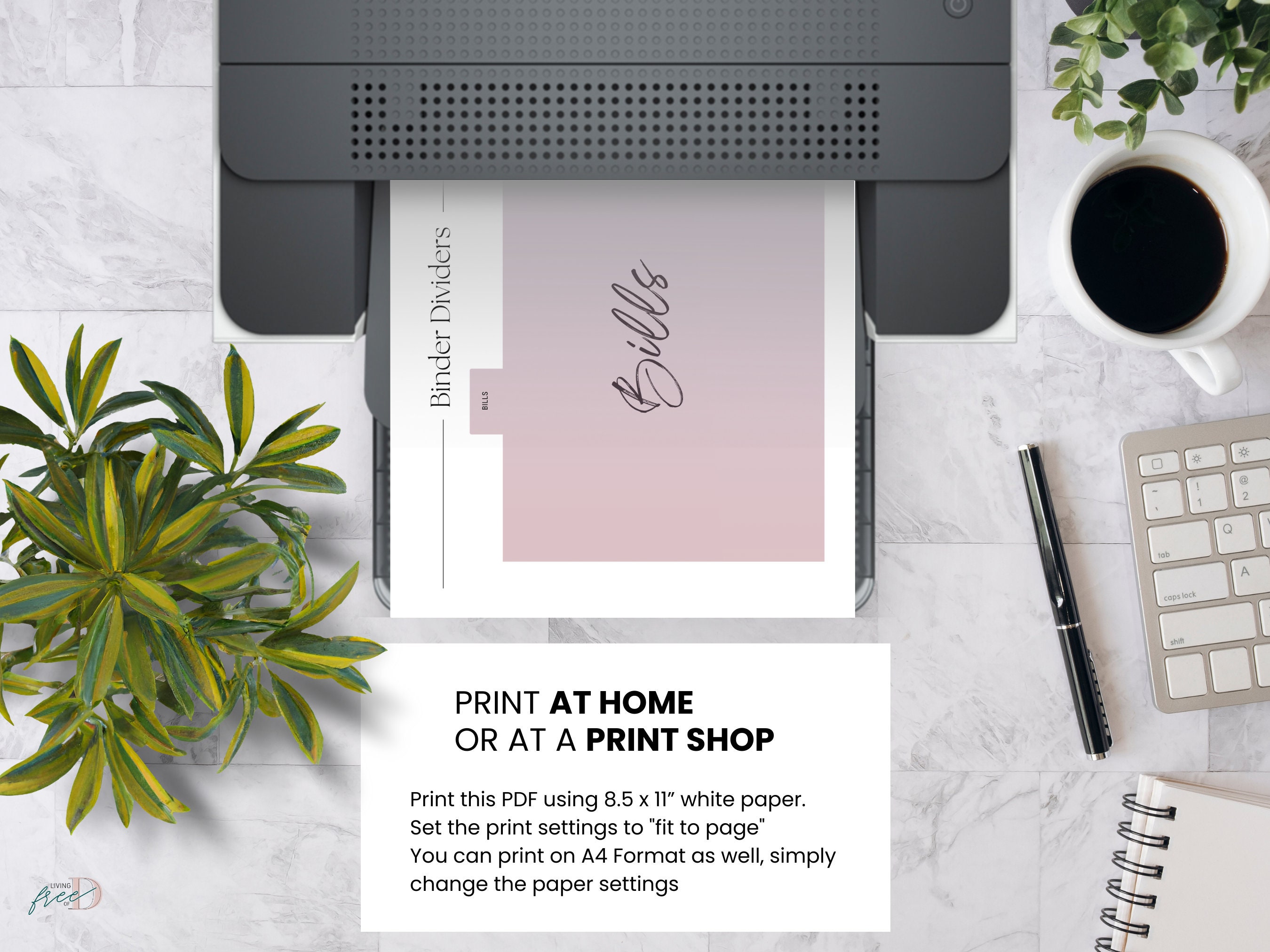 A5 Binder Cash Tab Dividers and Inserts, Money Organizer, Cash Envelope ...