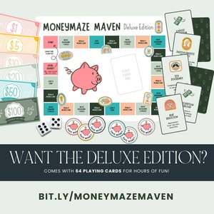 Finance Board Game, Money Games for Kids & Teens, Budgeting Game ...