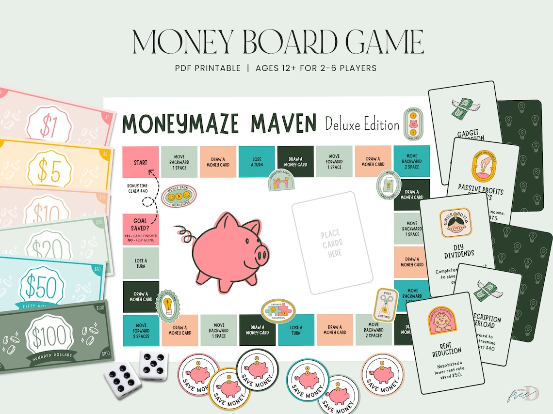 Game of Life Money, Money Games for Kids & Teens, Budgeting Game ...