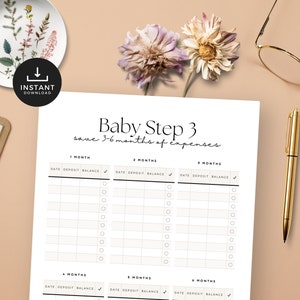 7 Baby Steps Progress Tracker Printable, FIRE Movement, Dave Ramsey ...