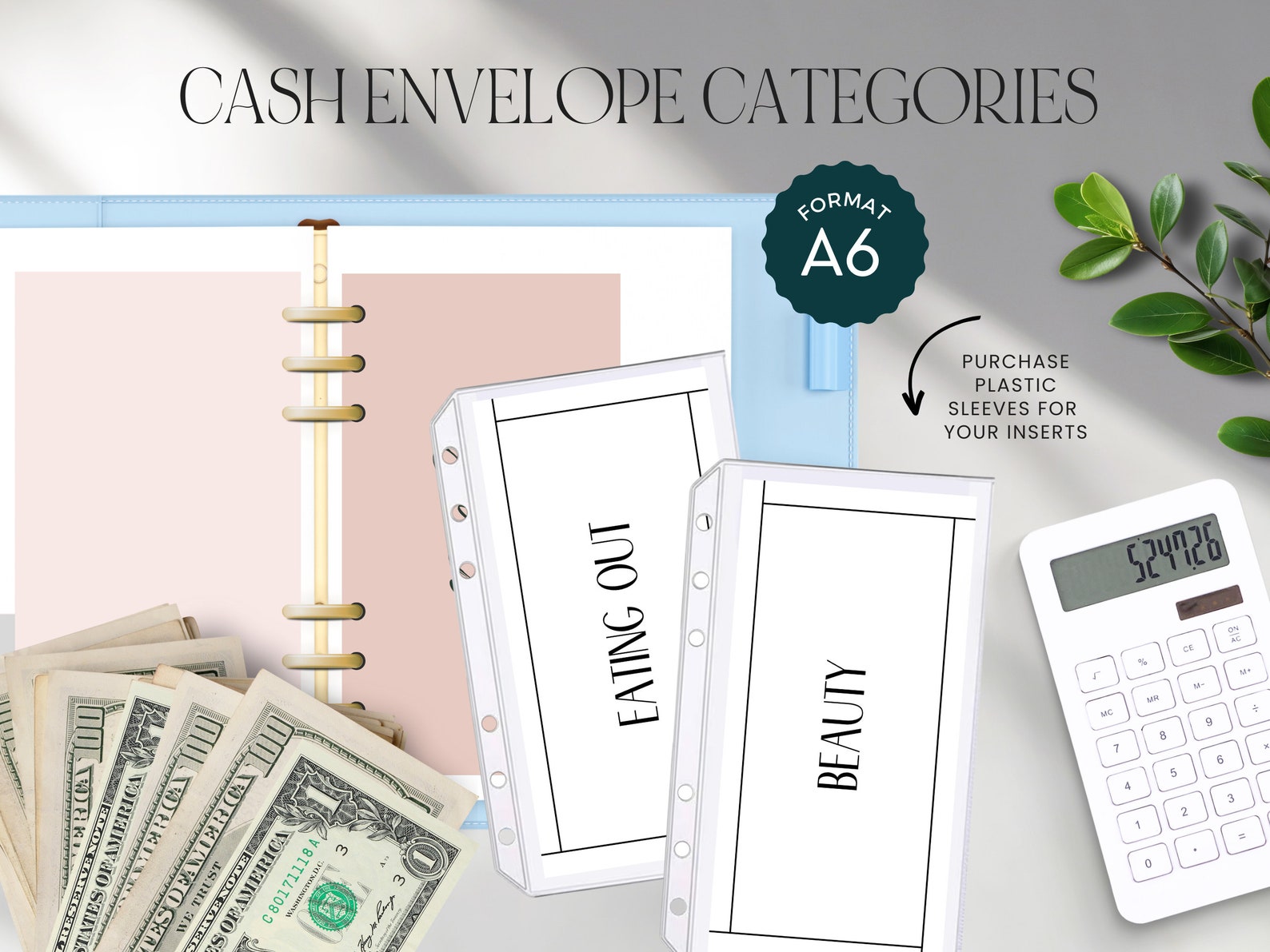 Cash Stuffing Categories, A6 Cash Envelopes Labels, Budget Envelope ...