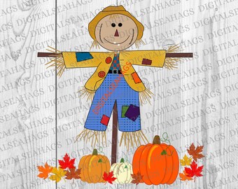 Scarecrow & Friends PNG Clipart Commercial Use Instant - Etsy