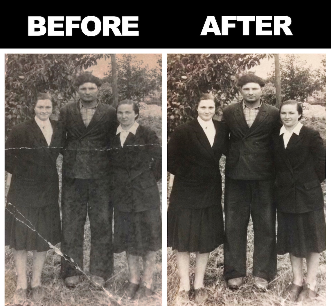 Photo Restoration/photo Retouch/restore Old Photo/ Image Retouching ...