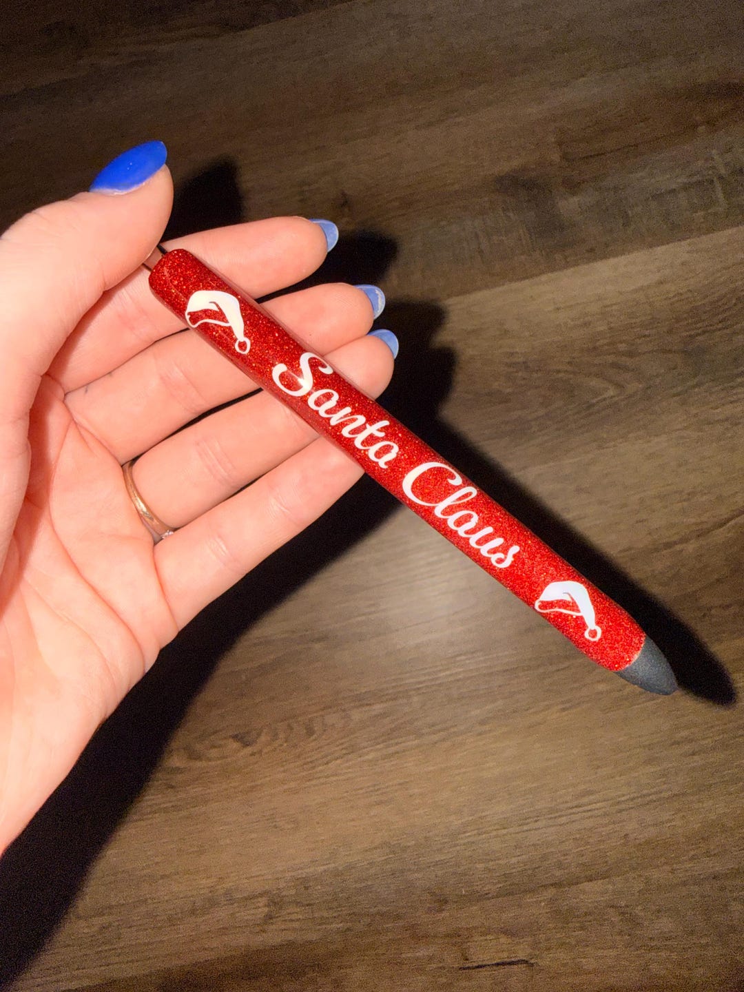 Santa Pen - Etsy