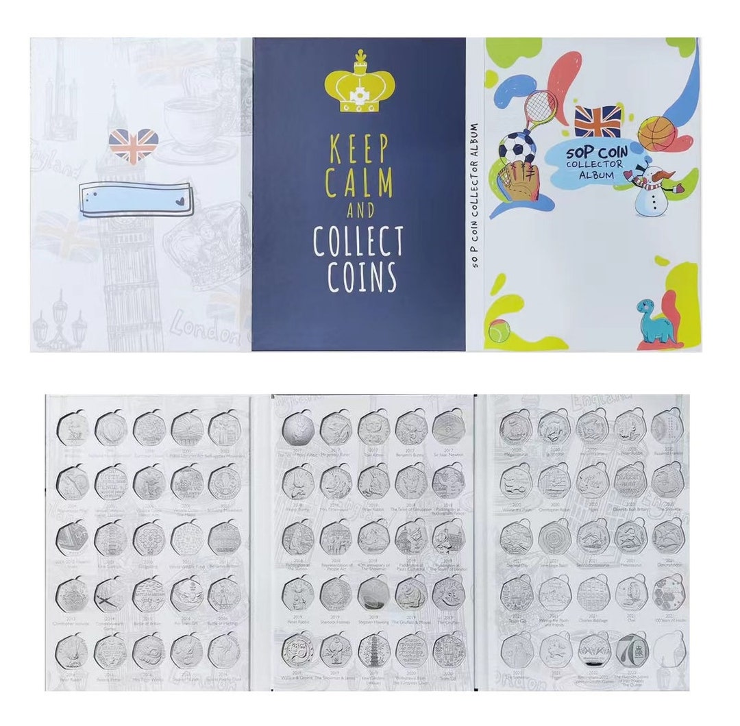 2022 up to Date 50p Coin Hunt Collector Album Folder Beatrix - Etsy UK