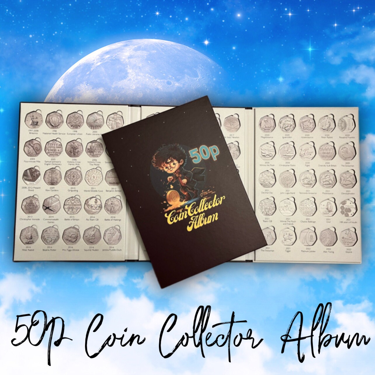 2022 up to Date 50p Coin Hunt Collector Album Folder Beatrix Potter ...