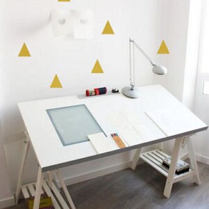Triangle Wall Sticker Baby Nursery Stickers Kid Children Wall Decals ...