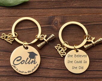 Graduation Key Chain - Etsy