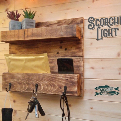 Letter Rack Reclaimed Wood | Etsy