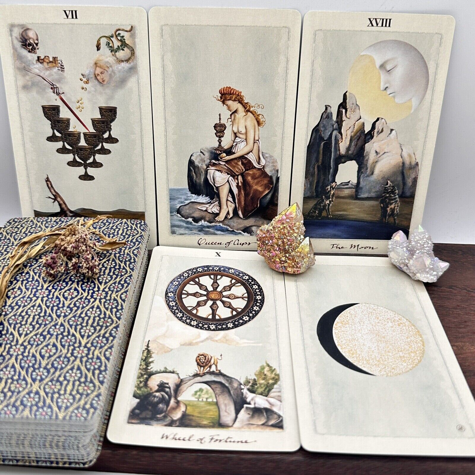 Uusi Pagan Otherworlds Tarot Deck 1st Edition 2016 & the Mythic Tarot ...