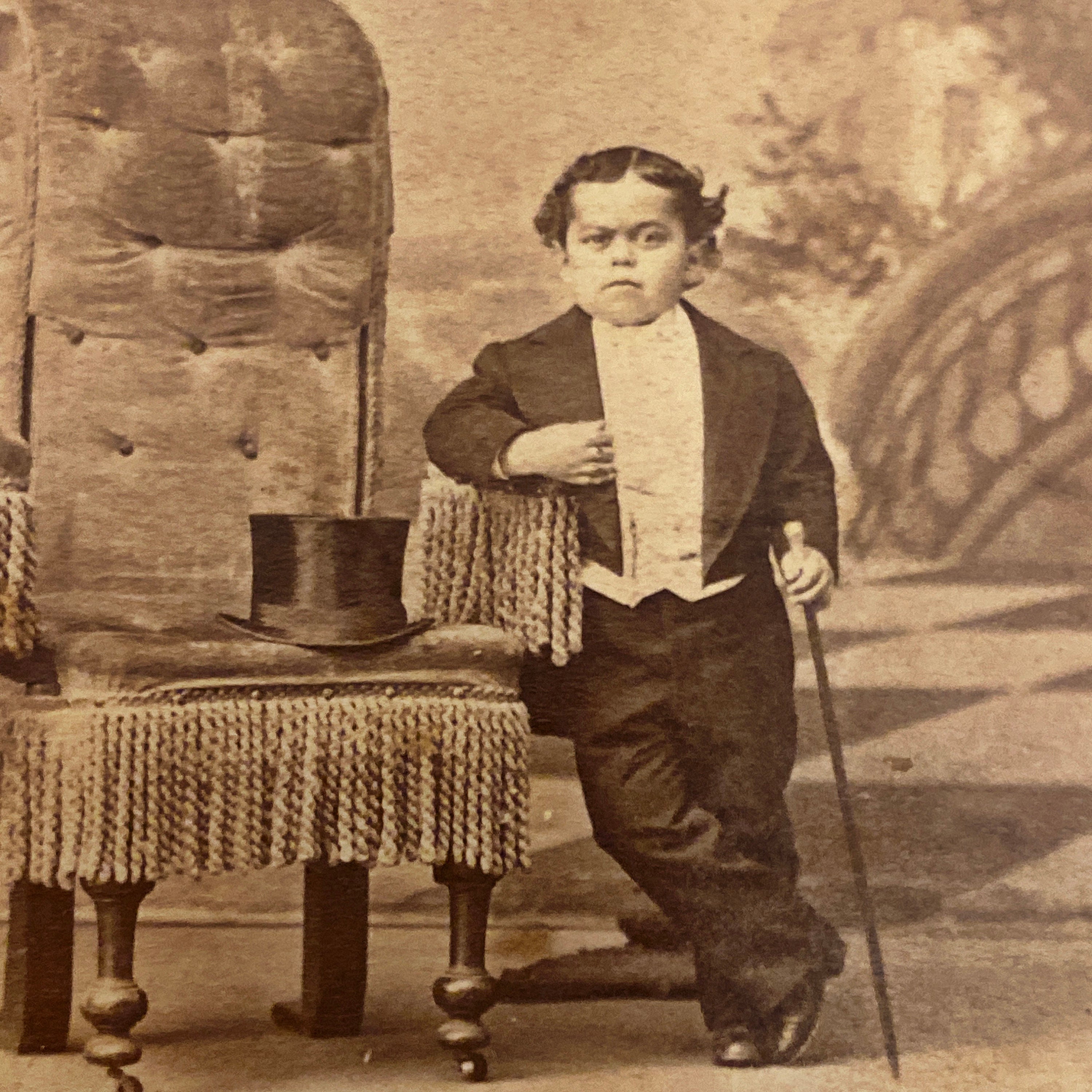 Admiral Dot PT Barnum Sideshow Cabinet Card Antique Photograph CDV ...