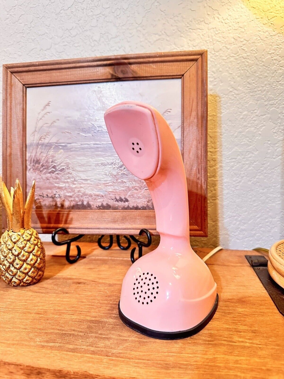 Ericofon Cobra Telephone Pink Rare Rotary Phone Ericsson Barbie ...
