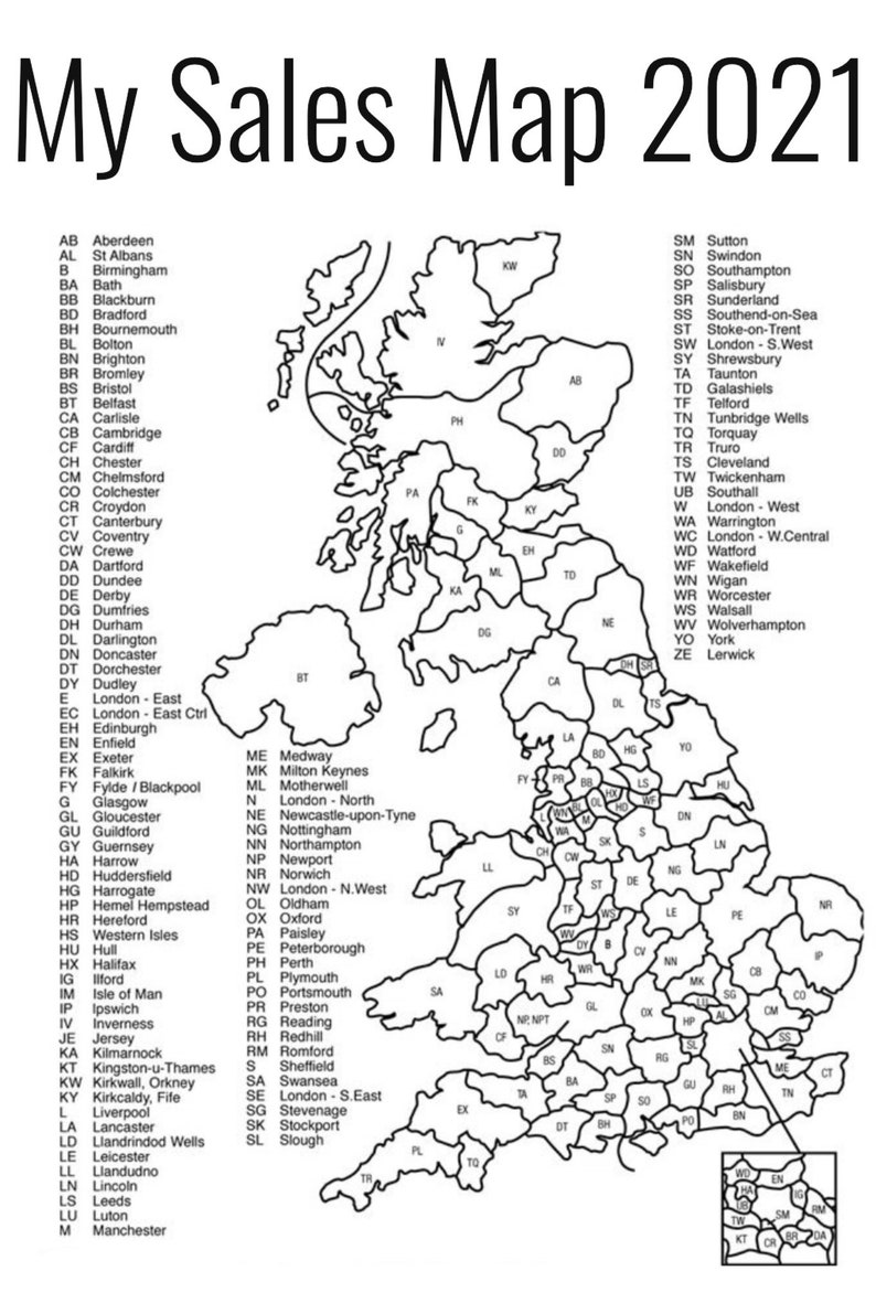 UK Postcode Sales Map Plus London Etsy Sales Map 2022 UK - Etsy UK