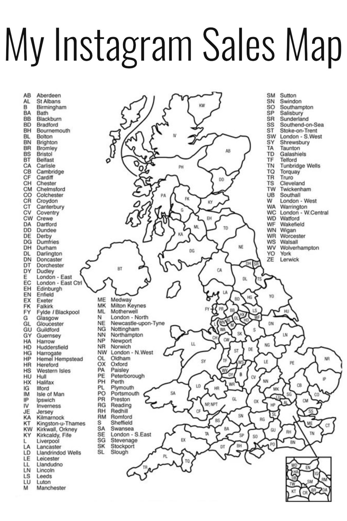 My Sales Map Printable Free Printable Word Searches