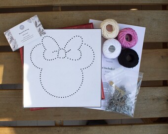 Minnie Mouse String Art - Etsy