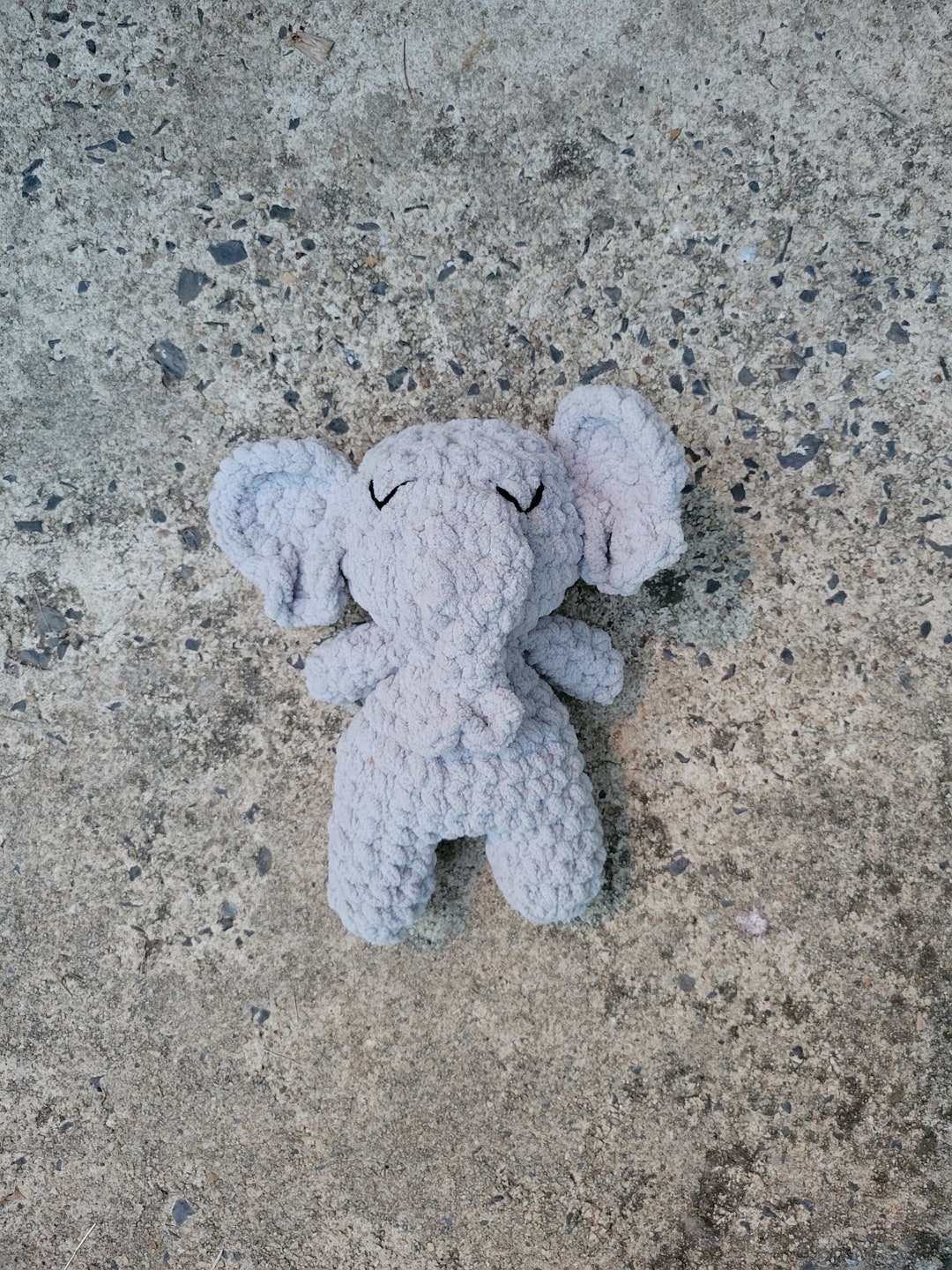 Crochet Elephant Pattern, Crochet Elephant, Mini Elephant Plush, Plush ...
