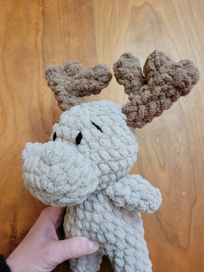 Crochet Moose Pattern Crochet Moose Mini Moose Plush Plush - Etsy