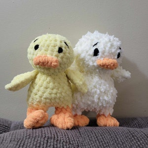 Crochet Duck Pattern, Crochet Duck, Mini Duck Plush, Plush Duck Pattern ...