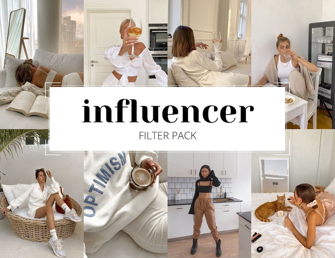 The Ultimate Influencer Premium Presets, 12 Filters for Lightroom ...