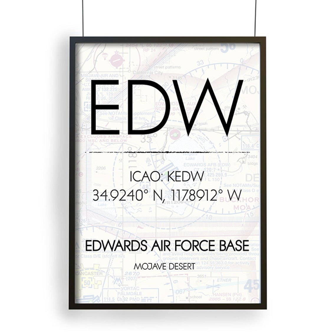 Edwards Air Force Base AFB Airport Poster Print Wall Art - Etsy