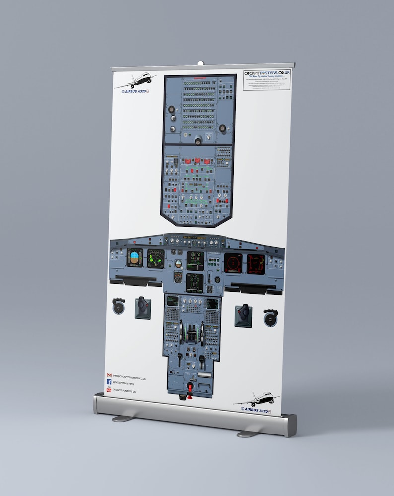 Airbus A320 CRT Screens CFM EIS Cockpit Poster - Etsy UK