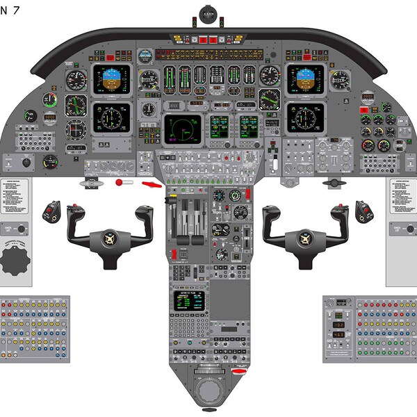 Cessna Cockpit Poster - Etsy