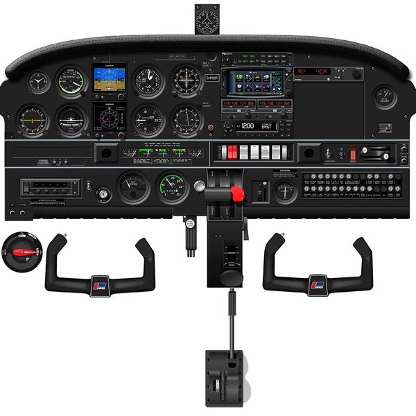 Cockpit Print Piper Warrior - Etsy