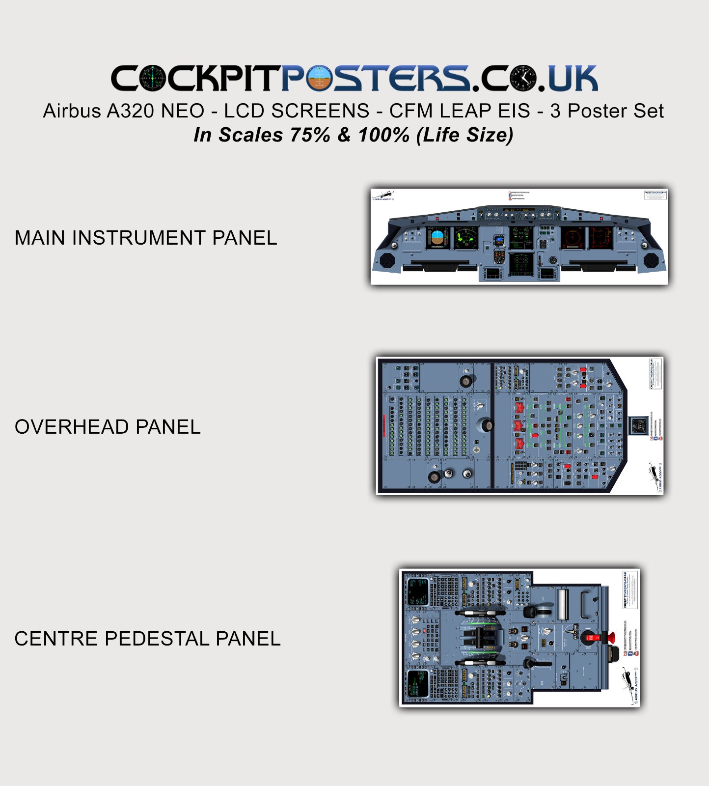Airbus A320 NEO Cockpit Poster - Etsy
