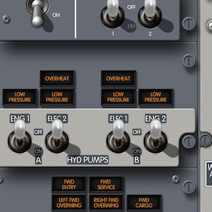 Boeing 737-800 Cockpit Poster - B737NG Cockpit Training Poster - Flight ...