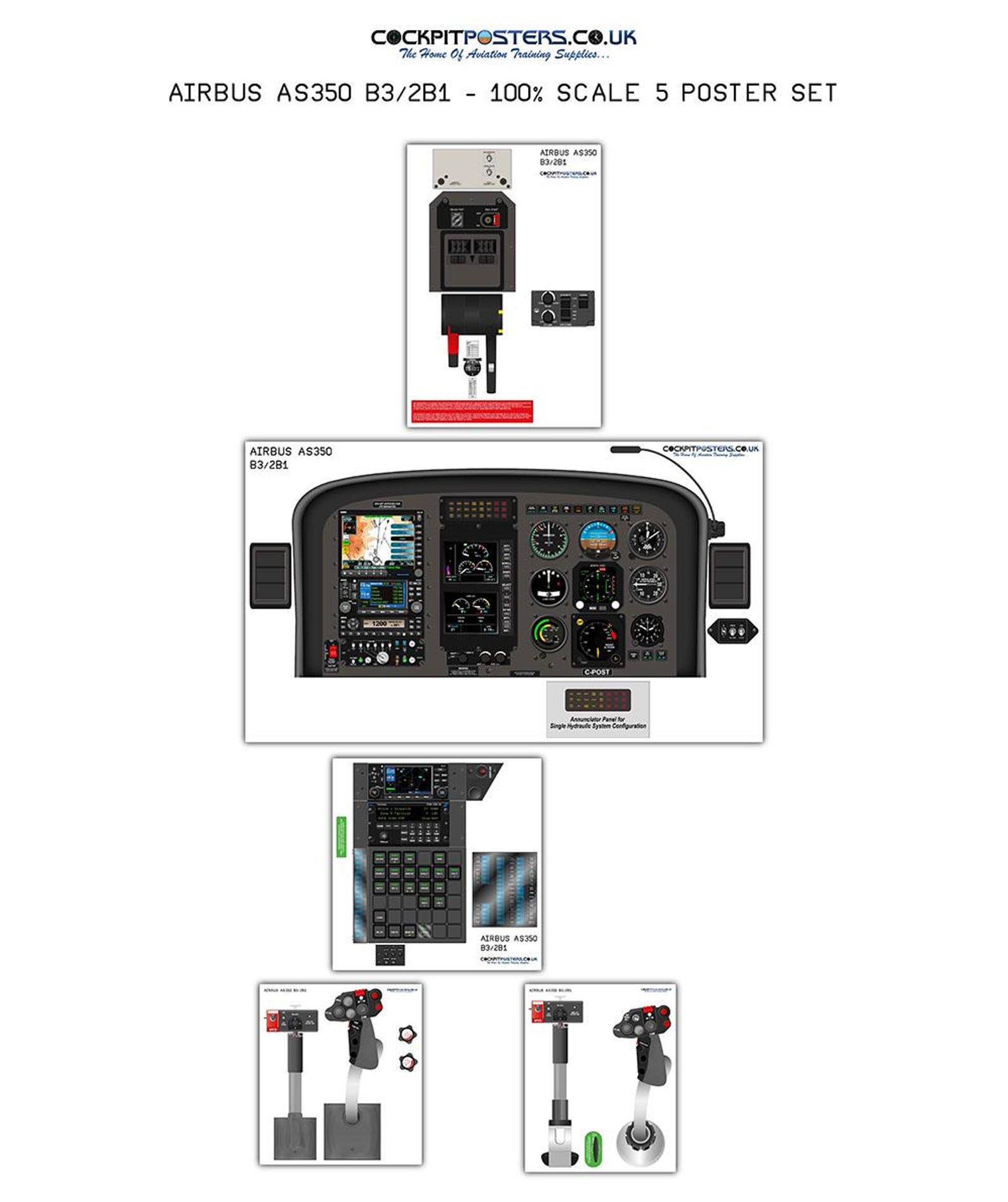 Airbus AS350 B3/B21 Cockpit Poster - Etsy