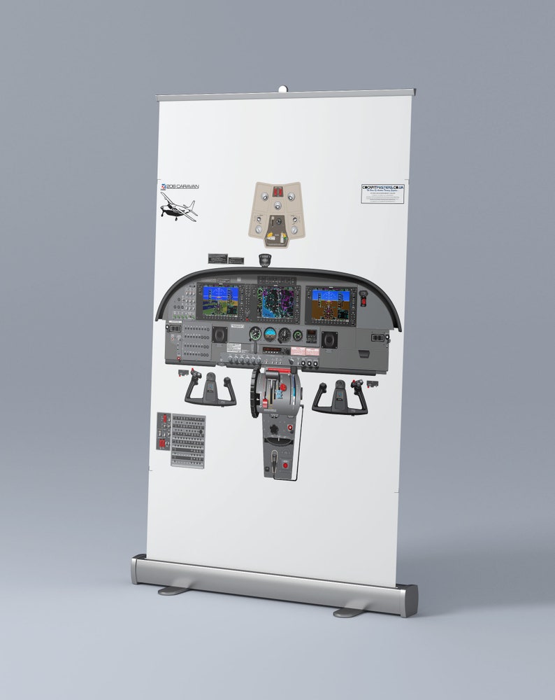 Cessna Caravan 208 G1000 Glass Cockpit With Synthetic Vision Displays ...