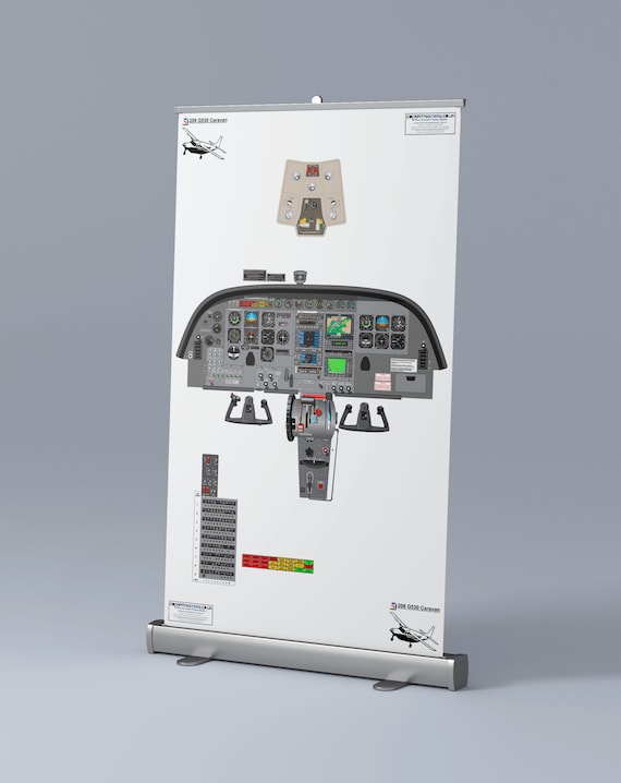 Cessna 172S Skyhawk Cockpit Poster With Garmin G1000 Glass, 45% OFF