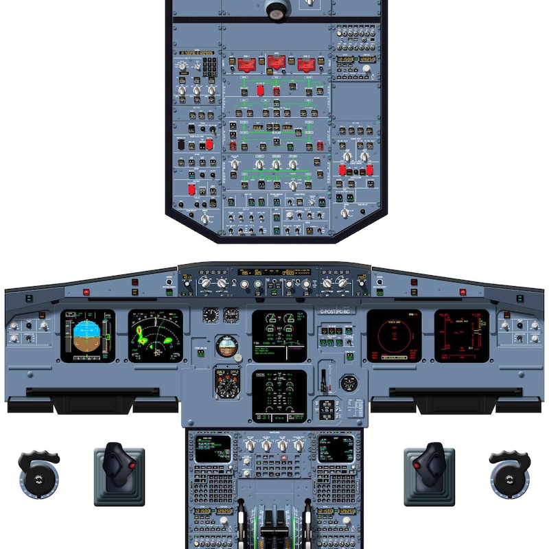 Flight Simulator Cockpit A320 - Etsy