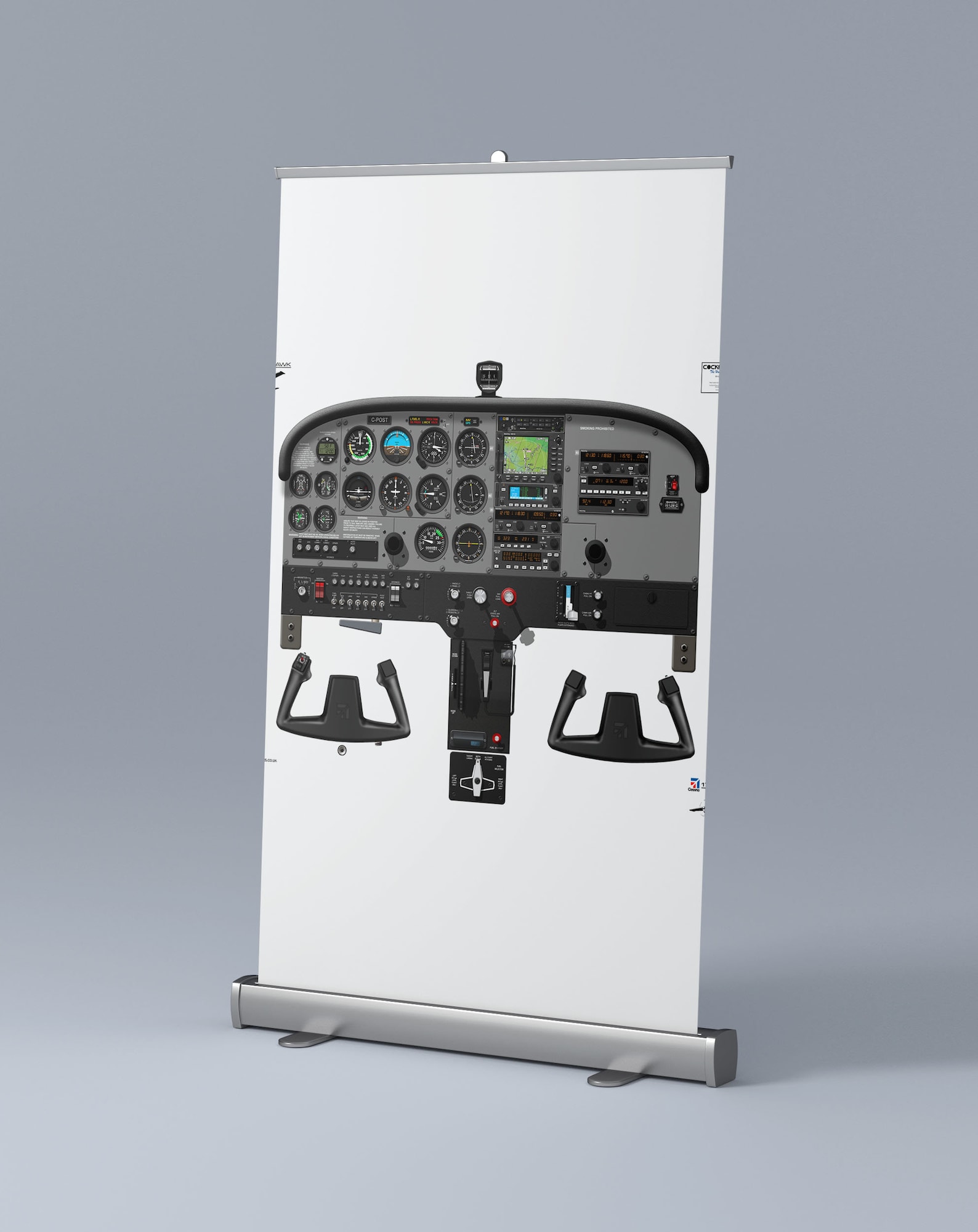 Cessna 172 Skyhawk SP Nav II + MFD Cockpit Poster - Etsy