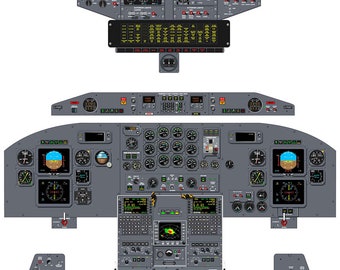 Embraer ERJ 170/175/190/195 Cockpit Poster - Etsy