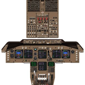 Boeing 747-400 Cockpit Poster - Etsy