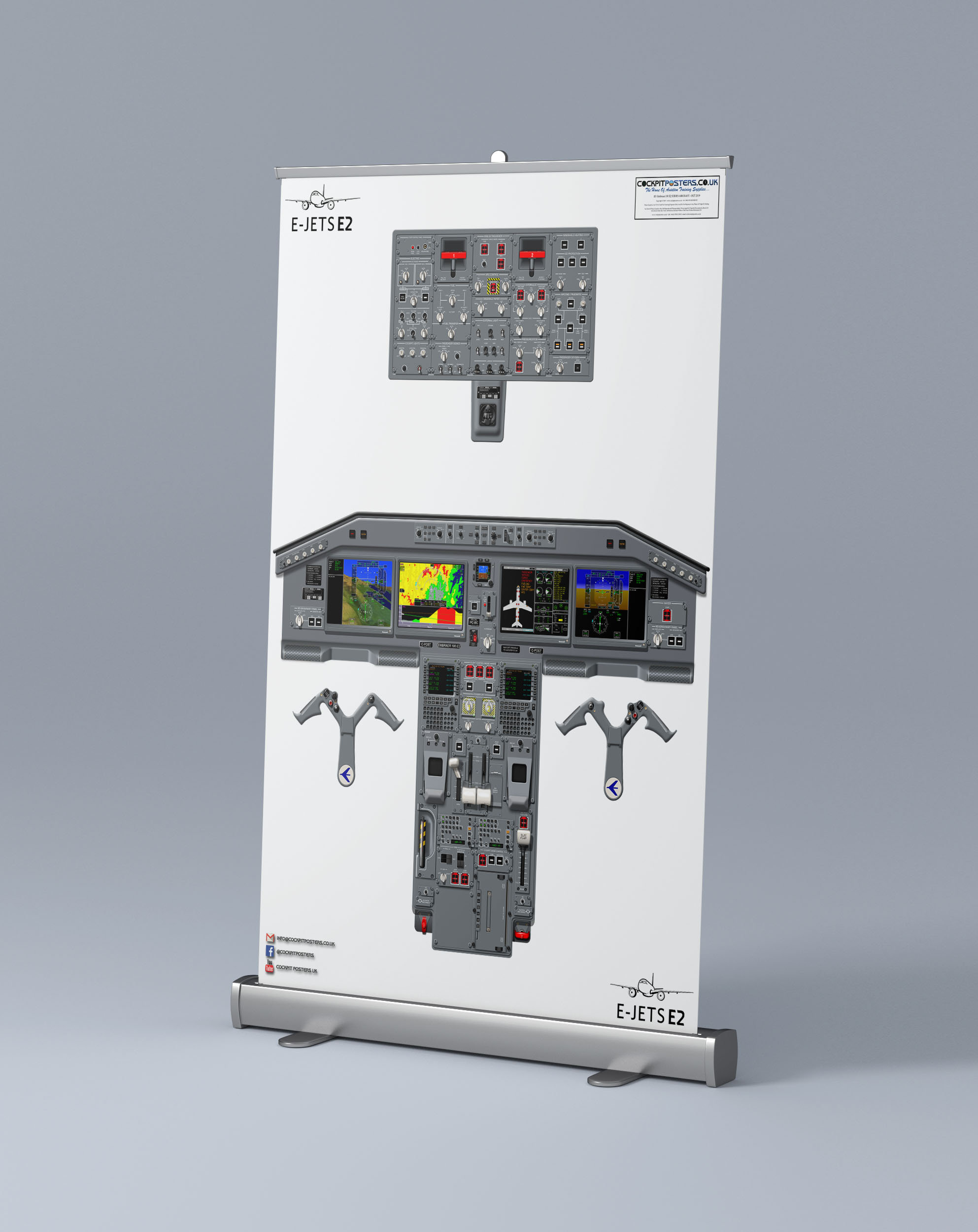 Embraer 190 E2 Jet Cockpit Poster - Etsy