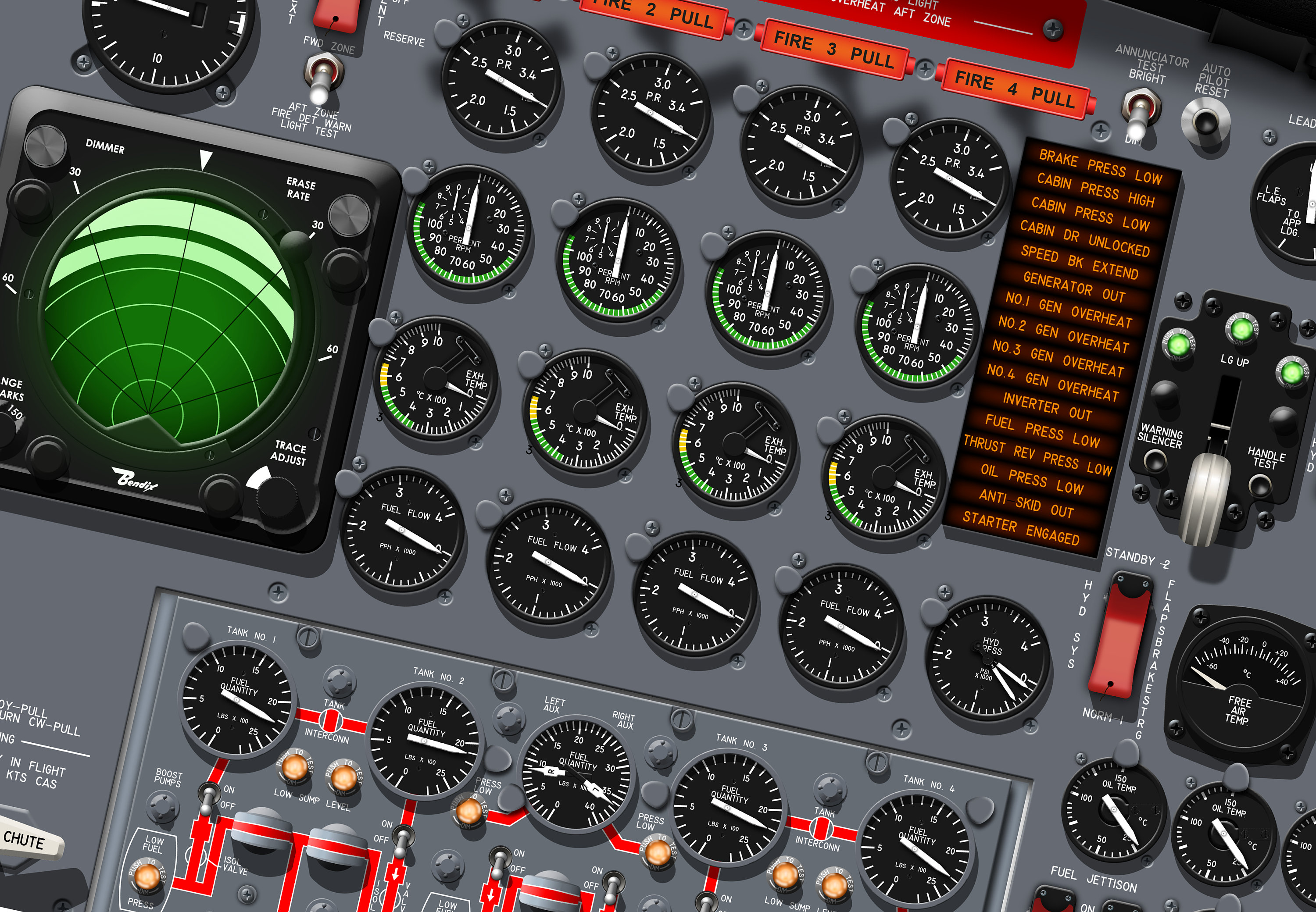 Lockheed Jetstar Cockpit