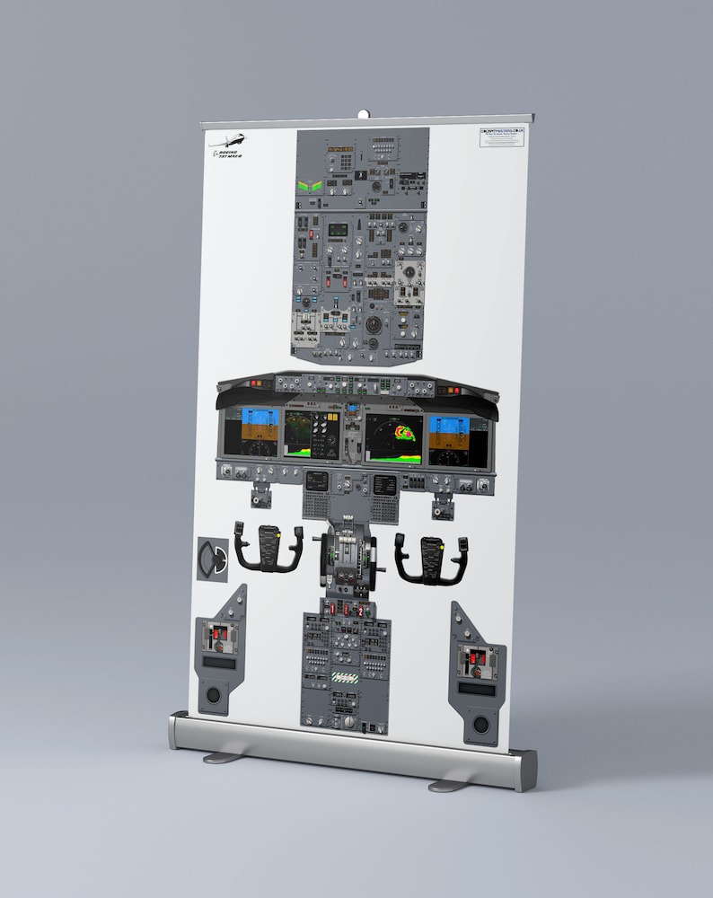 Boeing 737 MAX 8 Cockpit Poster - Etsy