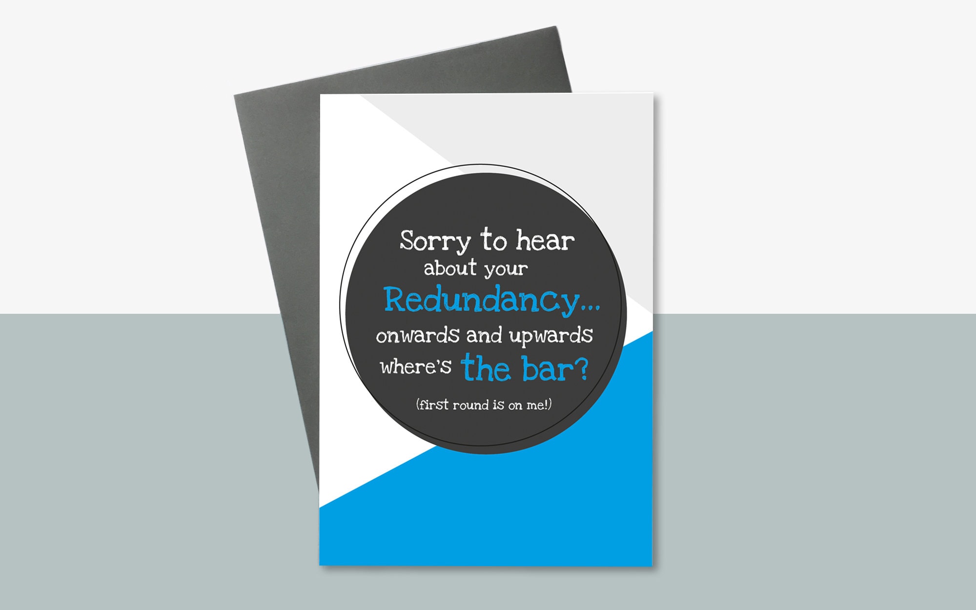 Funny Redundancy Card - Where's the Bar? Onwards & Upwards ...