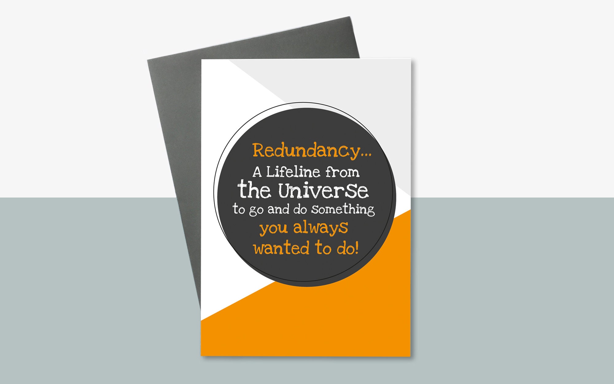 Funny Redundancy Card - A Lifeline From the Universe! Congratulations ...