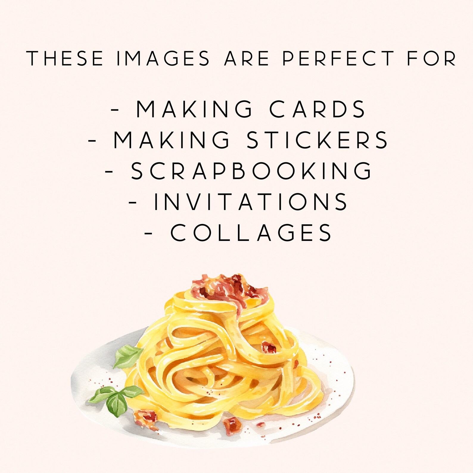 7 Pasta Clipart Set in Transparent PNG. Watercolor Pasta Clipart ...