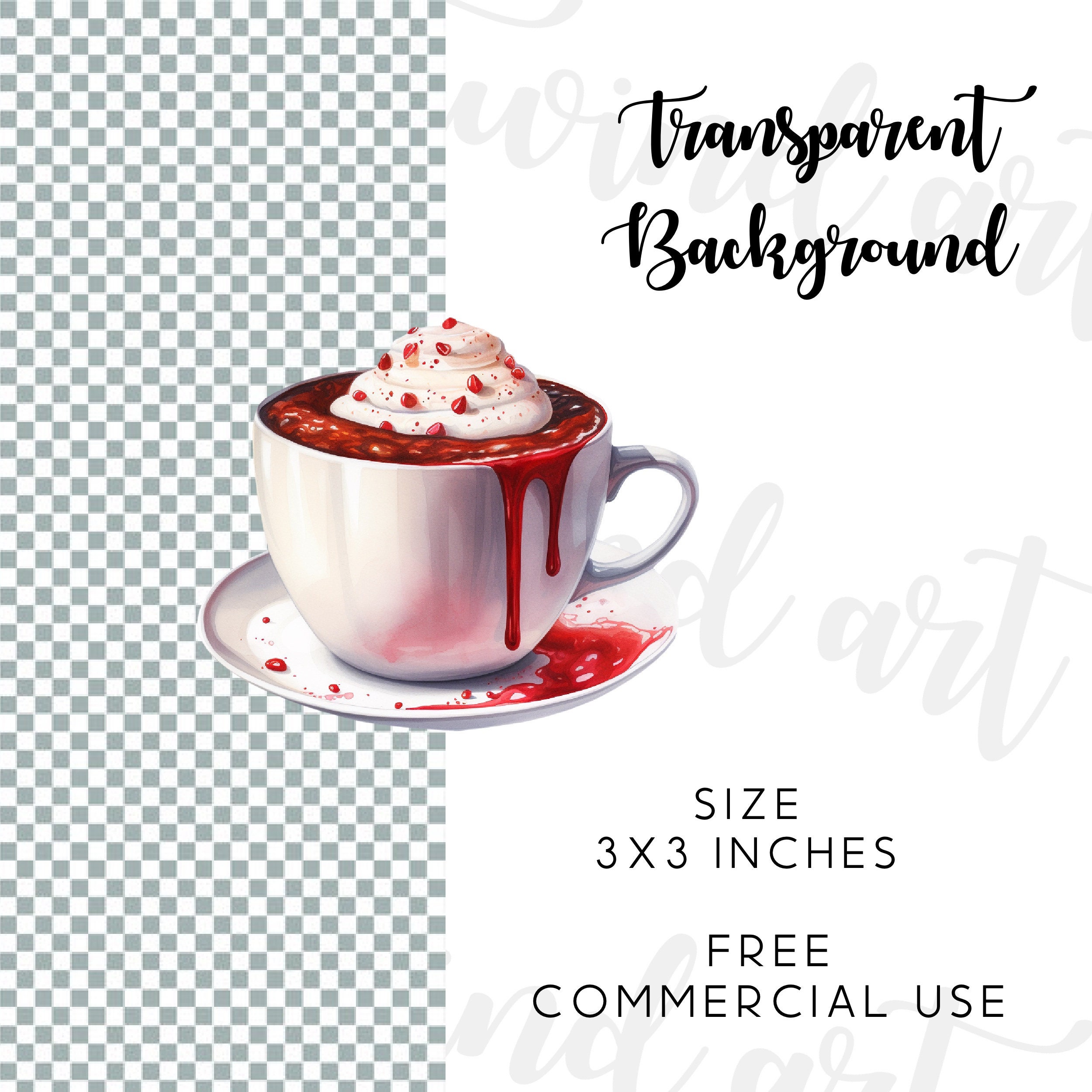 Watercolor Chocolate Clipart, Food Clipart Bundle, Chocolate Png ...