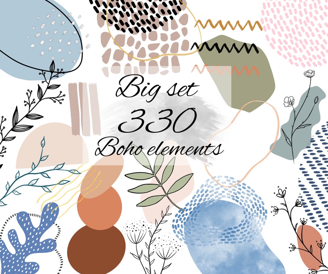 Stract Bundle Set Abstract Art Print Neutral Abstract Art Shapes Simple ...