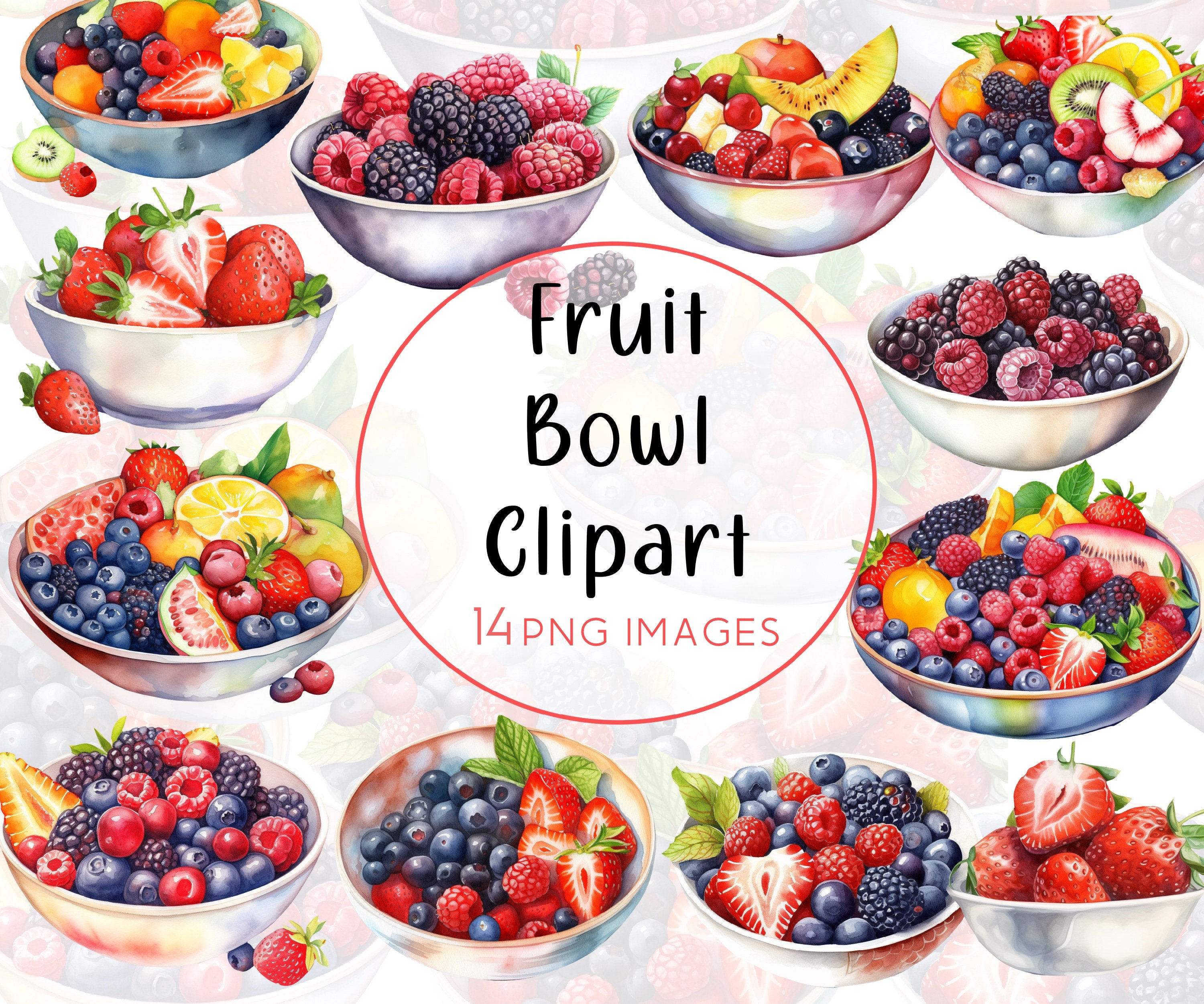 Fruit Plate Clipart
