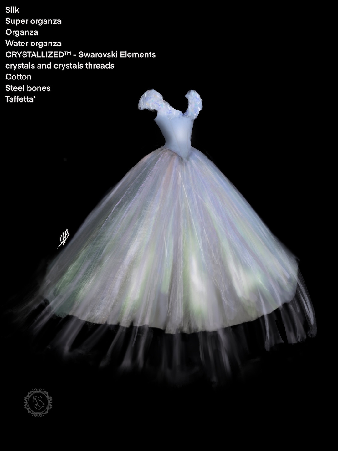 Cindy Dress, Prom Dress, Wedding Dress, Princess Ball Dress, Cornflower ...