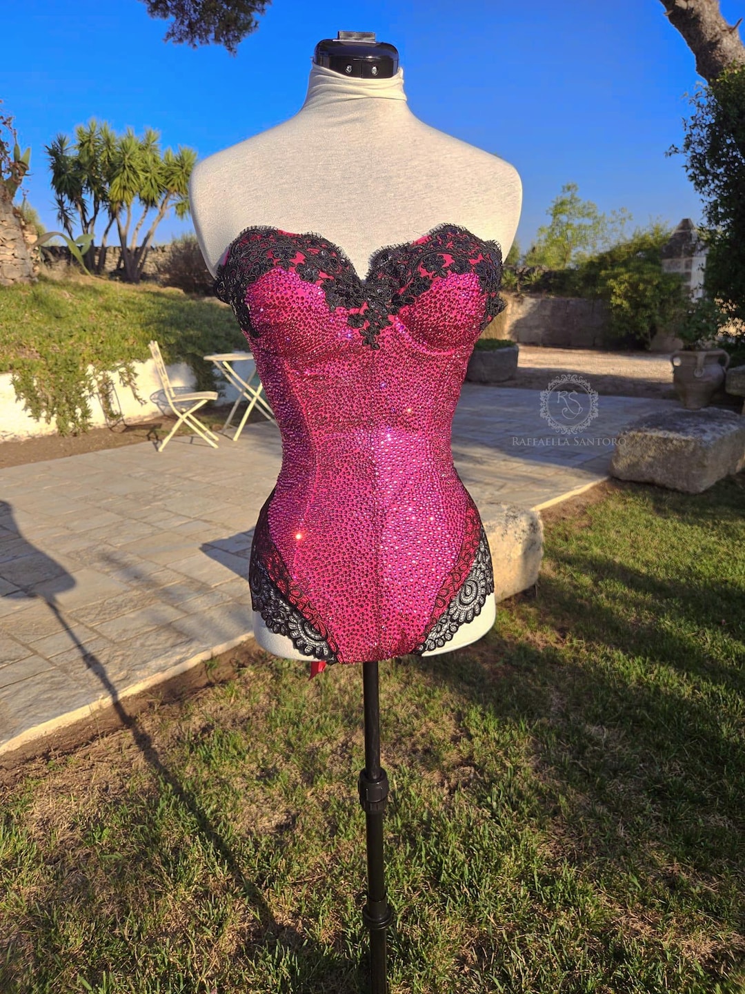 Body Suit With Hand Applied Crystals Sabrina Inspired, Lace Bodysuit ...