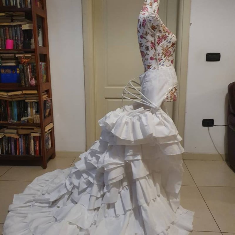 Elliptical Crinoline - Etsy